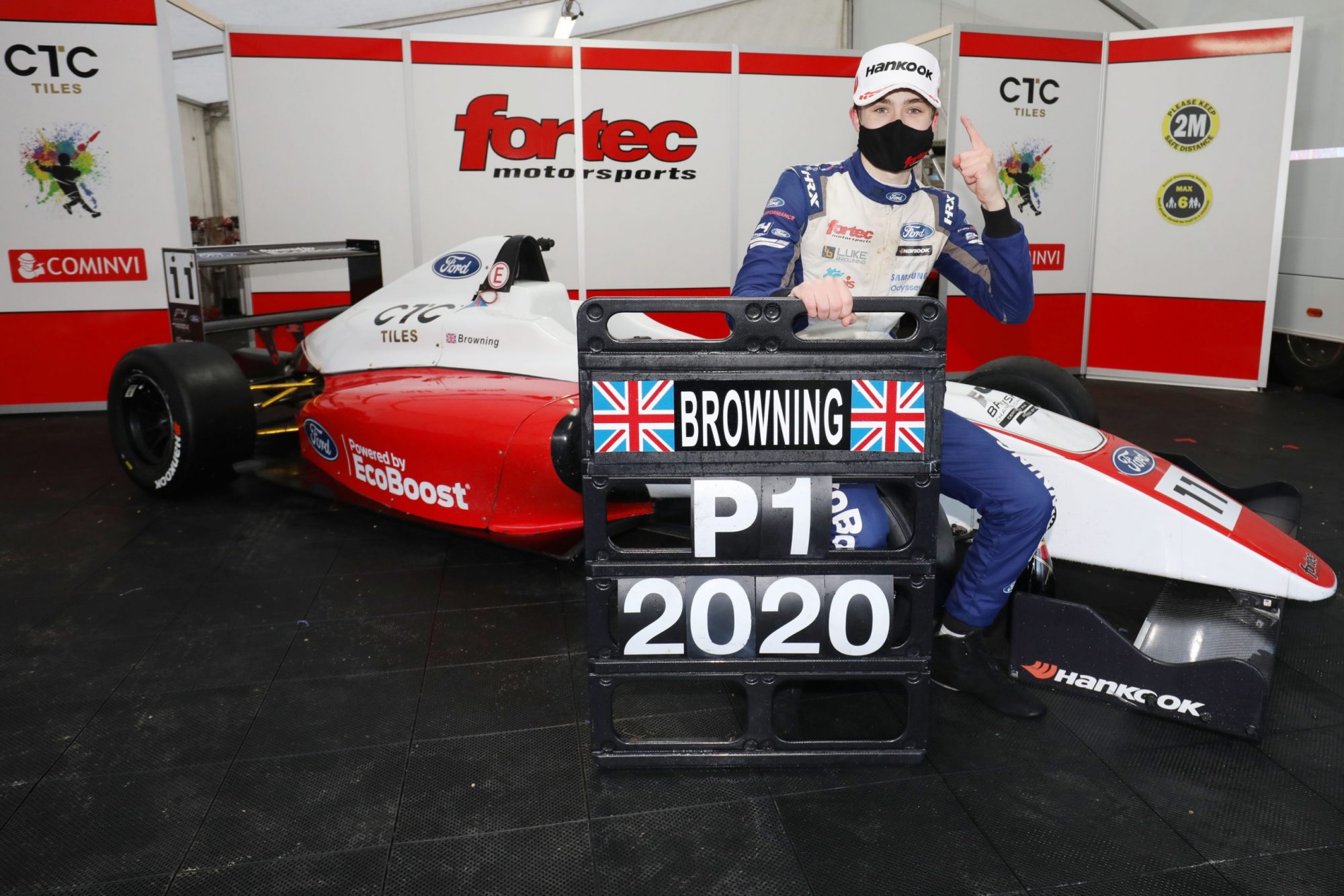 Luke Browning crowning British F4 Champion in dramatic Brands Hatch ...